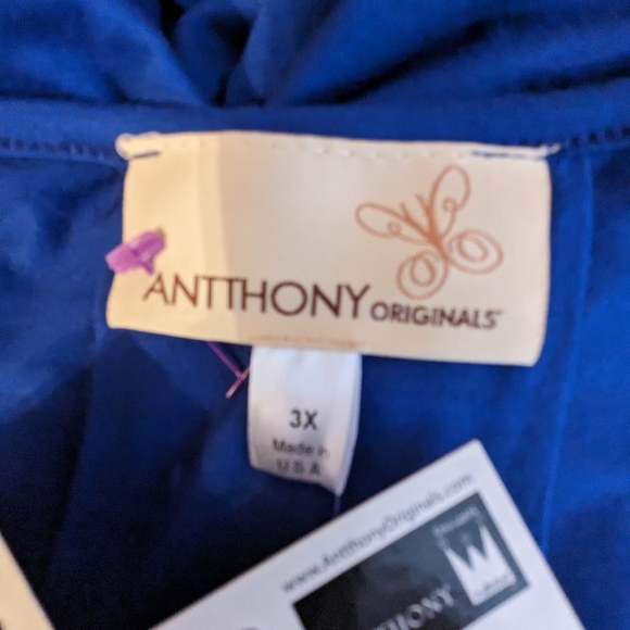 Anthony Originals | Tops | Anthony Originals Tunic Top 3x New With Tags ...